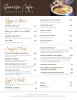 Menu | Sunrise Cafe